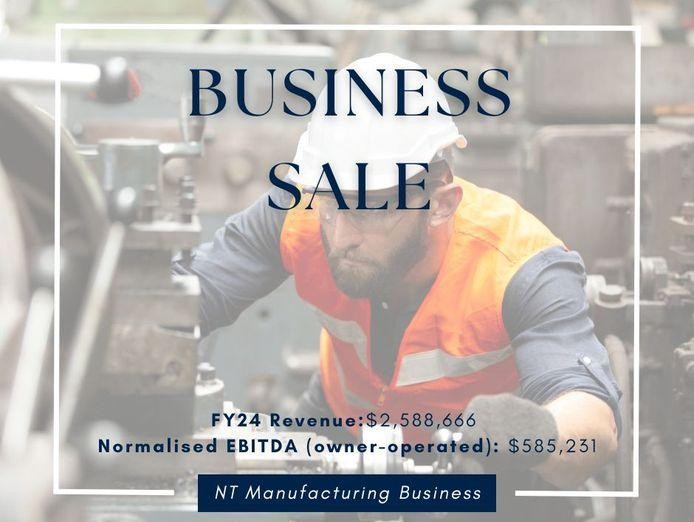 Profitable Manufacturing Business for sale in Darwin NT | Bsale ID 659352